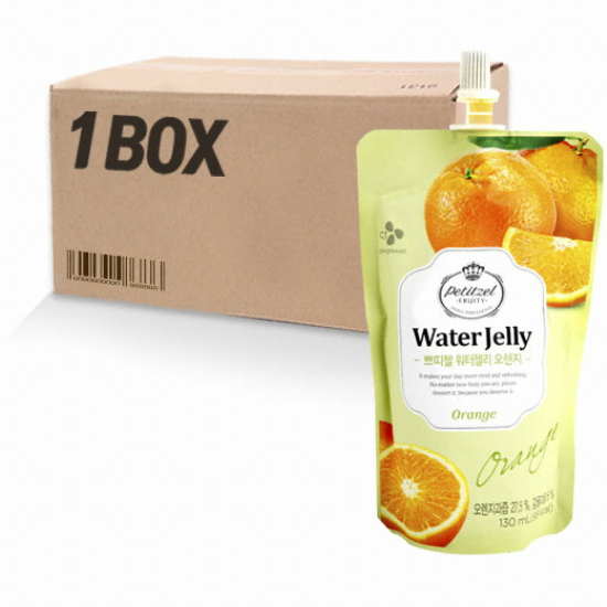 CJ제일제당 쁘띠첼 워터젤리 오렌지 130ml [30개] - 에누리 가격비교