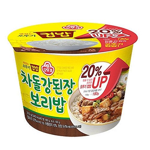 맛있는 오뚜기 컵밥 차돌강된장보리밥 310g [1개] - 에누리 가격비교