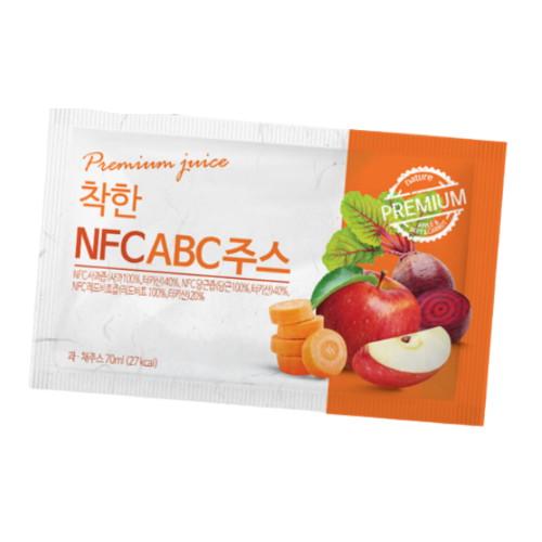 착한푸드 착한 NFC ABC 주스 70ml [100개] - 에누리 가격비교