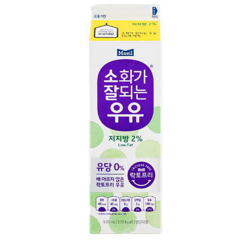 매일유업 소화가 잘되는 우유 저지방 락토프리 930ml [24개, 3달 배송] - 에누리 가격비교