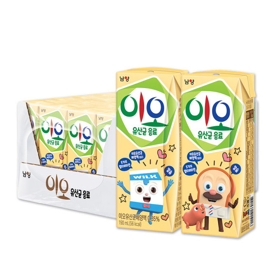 남양유업 이오 브레드이발소 유산균 음료 미니 190ml [24개] - 에누리 가격비교