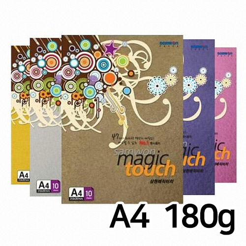 삼원특수지 매직터치 팬시용지 A4 180g [10매] - 에누리 가격비교