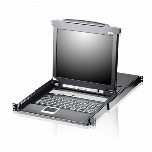 에이텐 16포트 Slideaway LCD KVM 스위치 (CL5716) : 에누리 가격비교