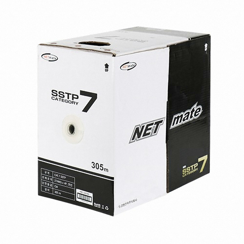강원전자 NETmate CAT.7 SSTP 다이렉트 케이블[NMC-US7305, 305m] - 에누리 가격비교