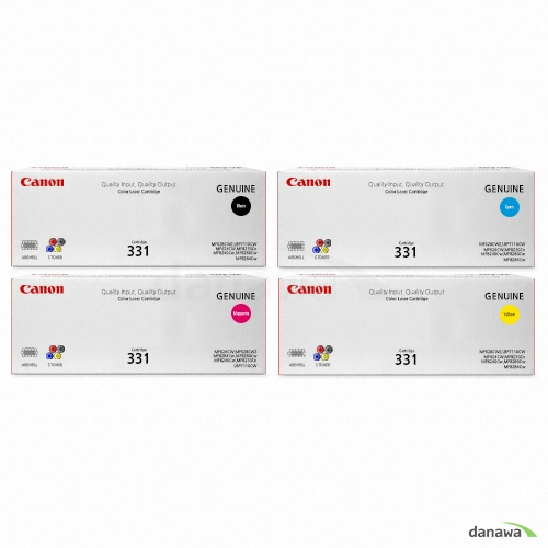 캐논 벌크 CRG-331BK, CRG-331C, CRG-331M, CRG-331Y 4색 세트 [벌크] - 에누리 가격비교