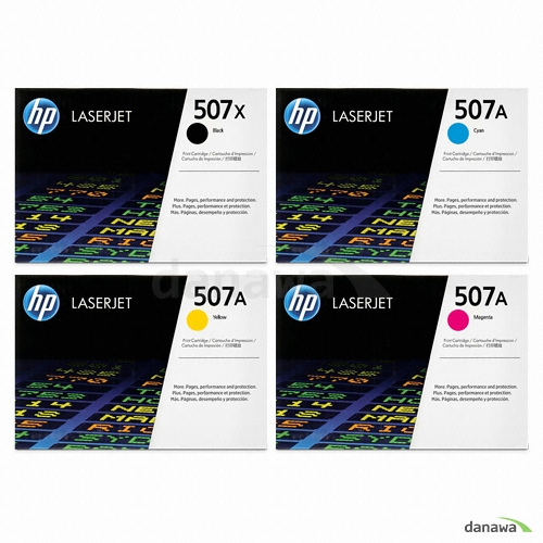HP 정품 507X/507A (CE400X, CE401A, CE402A, CE403A) 4색 세트 - 에누리 가격비교