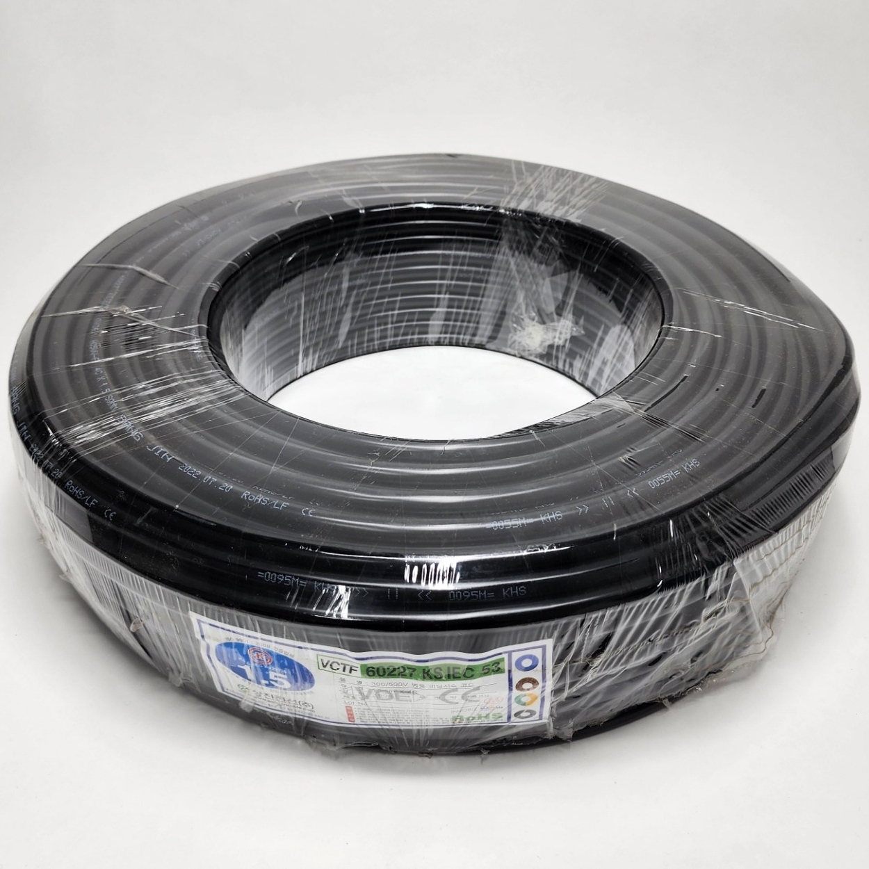 상진전선 VCTF 전선 흑색 1.5SQ x 3C [100m] : 에누리 가격비교