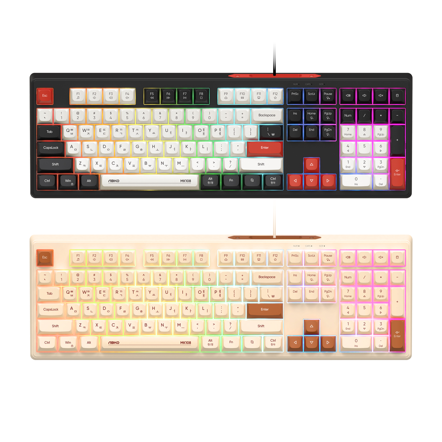 ABKO MK108 저소음 멤브레인 [블랙] - 에누리 가격비교