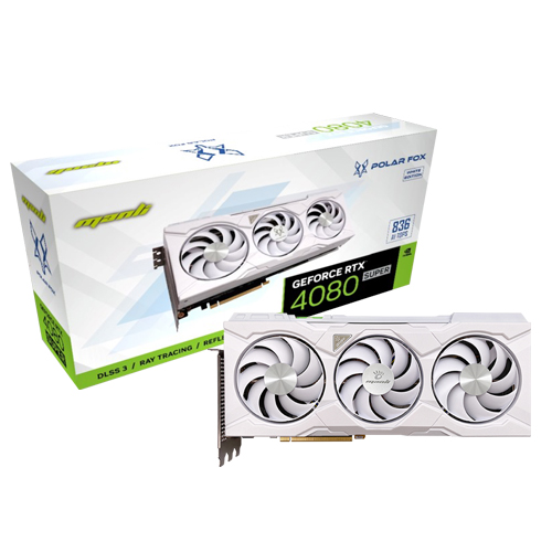 Manli 지포스 RTX 4080 SUPER Polar Fox D6X 16GB White - 에누리 가격비교
