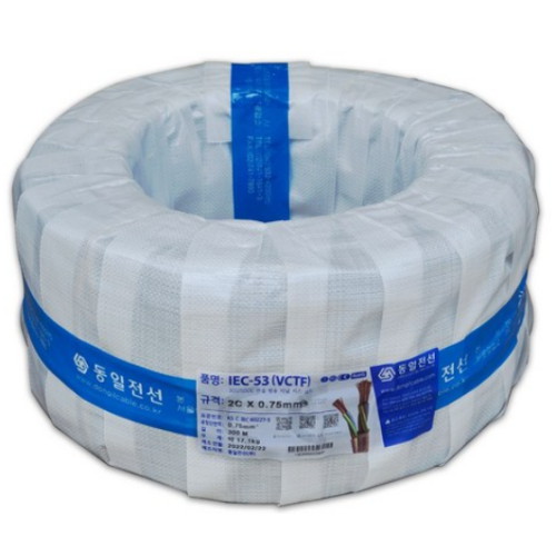 동일전선 VCTF 전기선 1.5SQ x 2C [300m] - 에누리 가격비교