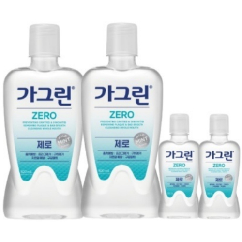 동아제약 가그린 제로 820ml x 2개 + 250ml x 2개 [1세트] - 에누리 가격비교