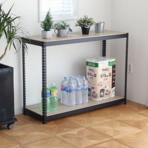 피피랙 무소음 조립식 앵글선반 2단 1000x300 [90cm(높이)] - 에누리 가격비교