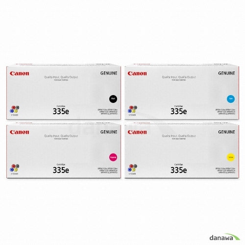 캐논 벌크 CRG-335E BK, CRG-335E C, CRG-335E M, CRG-335E Y 4색 세트 [유통기간경과] - 에누리 가격비교