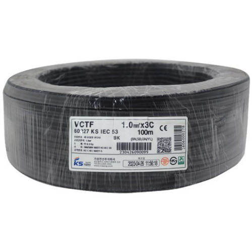 기성전선 VCTF 전선 1.0SQ x 3C [1m] - 에누리 가격비교