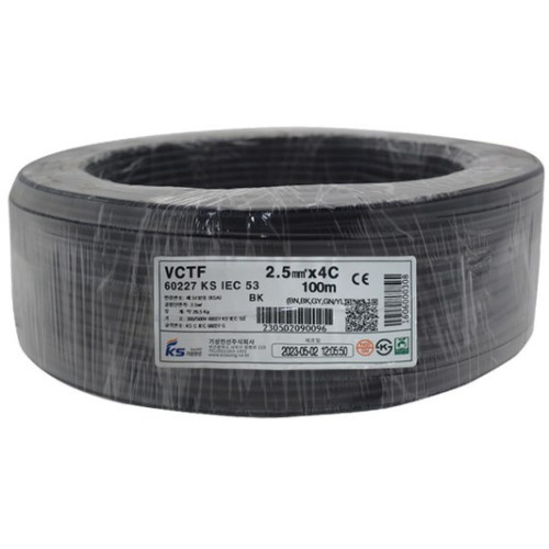 기성전선 VCTF 전선 2.5SQ x 4C [100m] - 에누리 가격비교