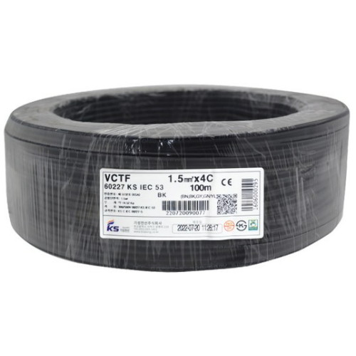 기성전선 VCTF 전선 1.5SQ x 4C [100m] - 에누리 가격비교