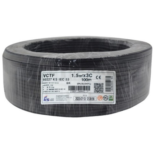 기성전선 VCTF 전선 1.5SQ x 3C [100m] - 에누리 가격비교