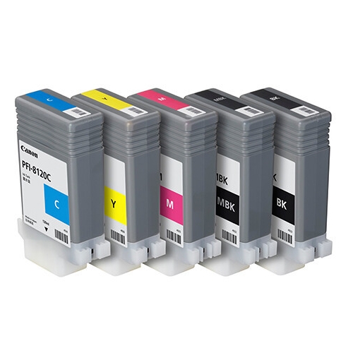 캐논 정품 PFI-8120MBK, PFI-8120BK, PFI-8120C, PFI-8120Y, PFI-8120M 5색 세트 - 에누리 가격비교