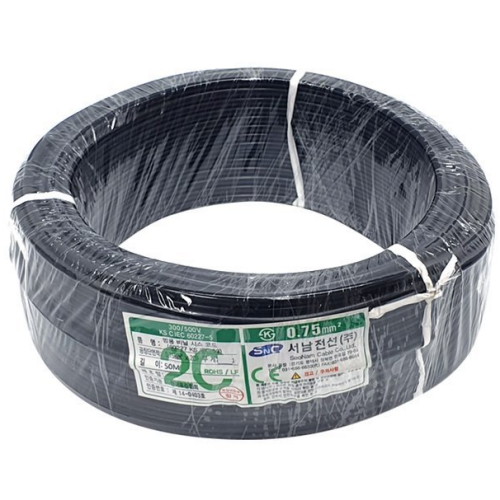 서남전선 VCTF 전선 1.0SQ x 2C [50m] - 에누리 가격비교