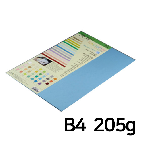 종이문화 OA컬러색지 레인보우 카드 B4 205g [30매] - 에누리 가격비교