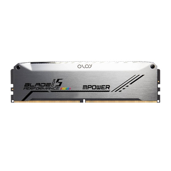 OLOy DDR5-6000 CL28 BLADE RGB MPOWER SILVER 패키지 올로코리아 [32GB(16Gx2 ...