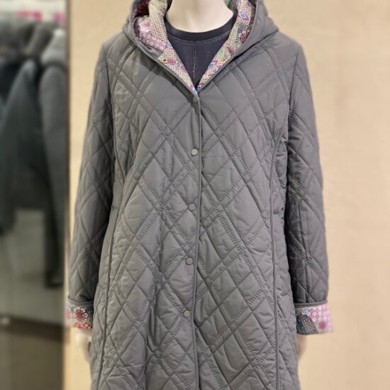 벨리시앙 페이즐리 배색 후드 퀄팅 HZ4430 - 에누리 가격비교