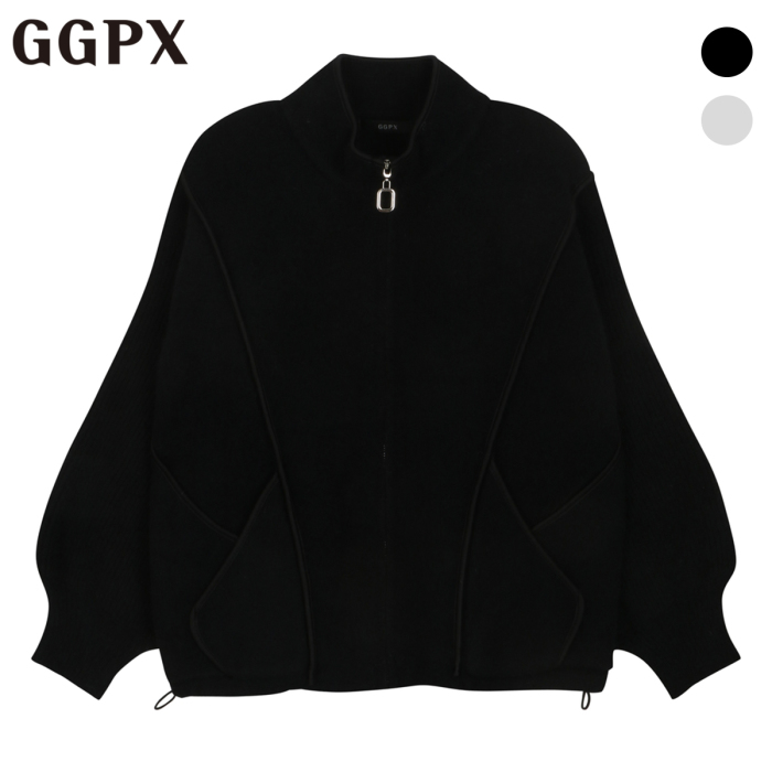 GGPX O링 집업 유니크 포켓 니트 가디건 GOBKG007F - 에누리 가격비교