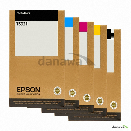 엡손 정품 T692 (T6921, T6922, T6923, T6924, T6925) 5색 세트 - 에누리 가격비교