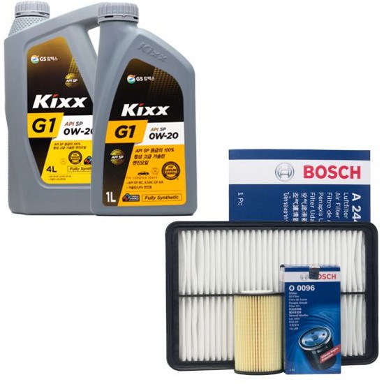 GS칼텍스 KIXX G1 SP 0W20 5L + 보쉬필터 기아 K7 하이브리드 - 에누리 가격비교