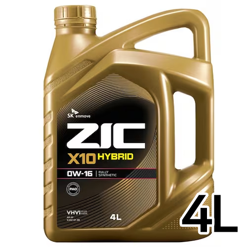 SK엔무브 ZIC X10 하이브리드 0W16 4L [1개] - 에누리 가격비교