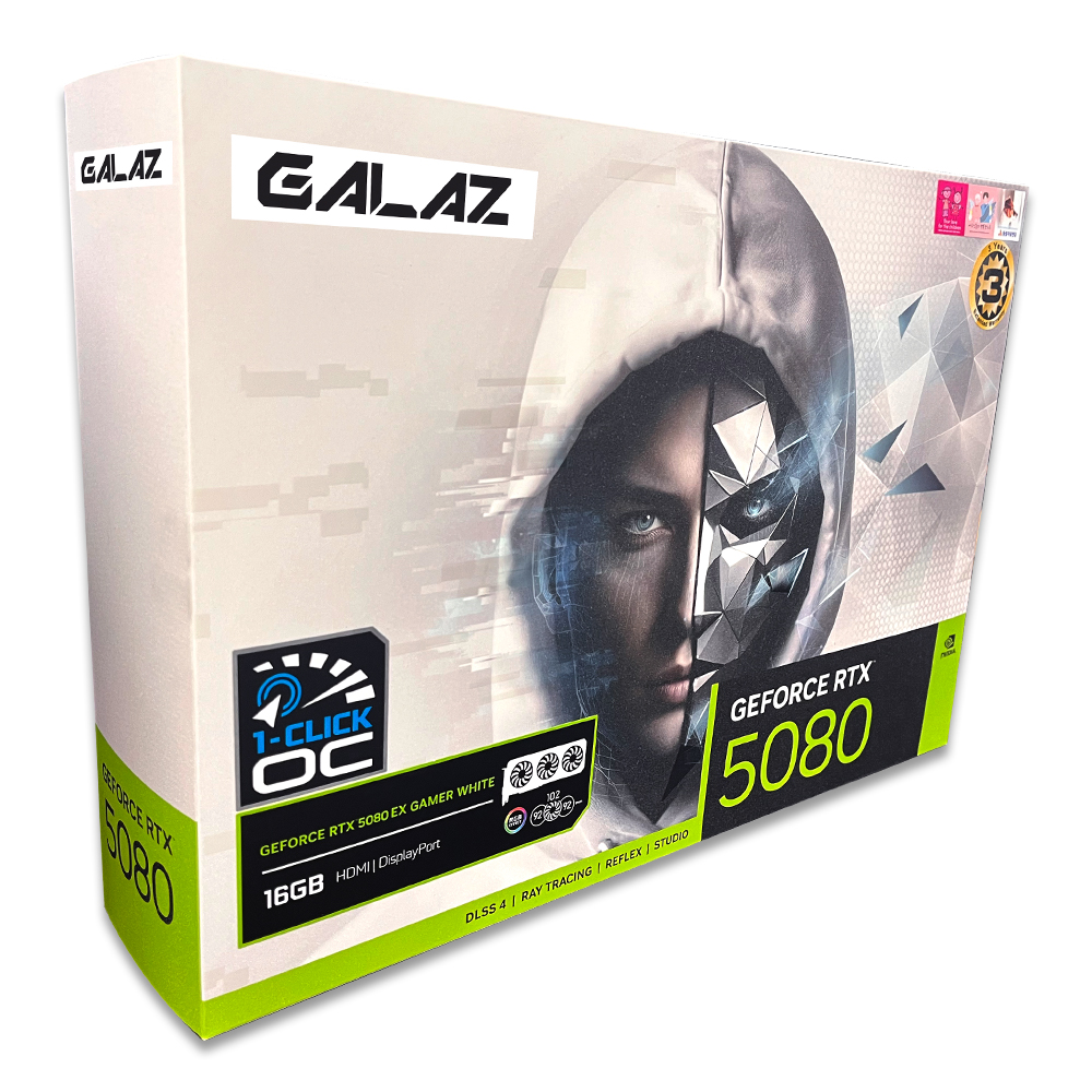 갤럭시 GALAZ 지포스 RTX 5080 EX GAMER WHITE OC D7 16GB - 에누리 가격비교