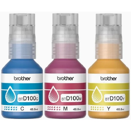 Brother 정품 BTD100C, BTD100M, BTD100Y 3색 세트 - 에누리 가격비교