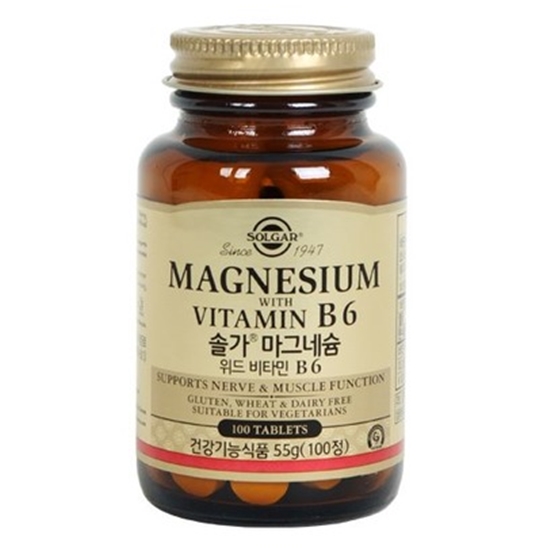 솔가 마그네슘 위드 비타민 B6 100정[2개] - 에누리 가격비교