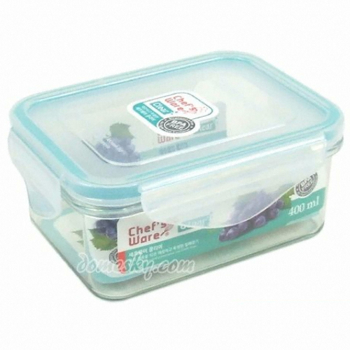 동양케미칼 셰프웨어 클리어 밀폐용기 직사각 400ml 3개 - 에누리 가격비교