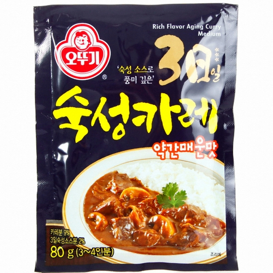 오뚜기 3일 숙성카레 약간매운맛 80g [1개] 에누리 가격비교