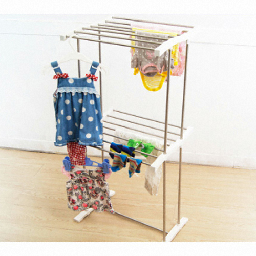 한미마루 포어스 2단 미니건조대 /이동식건조대 실내빨래건조대 - 에누리 가격비교