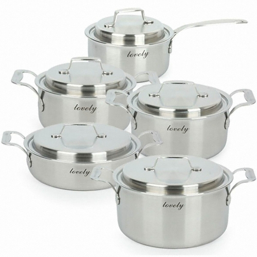 키친아트 코스피아 IH 통5중 냄비 5종 - 에누리 가격비교