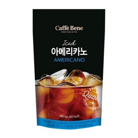 웅진식품 카페베네 아메리카노 파우치 190ml [20개] - 에누리 가격비교