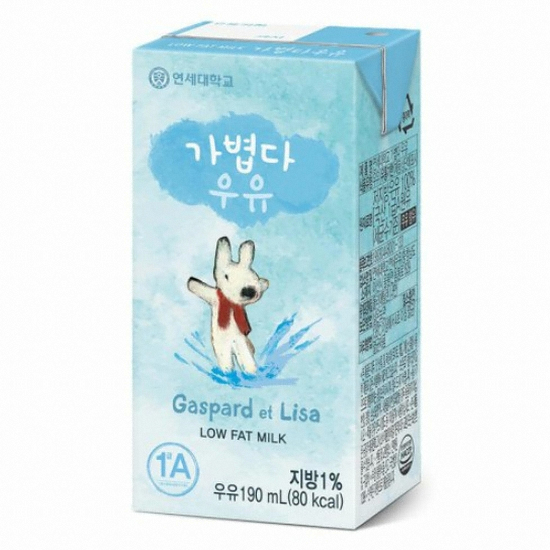 연세우유 연세대학교 가볍다 우유 190ml [24개] - 에누리 가격비교
