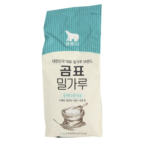 곰표 중력 밀가루 1kg [3개] 에누리 가격비교