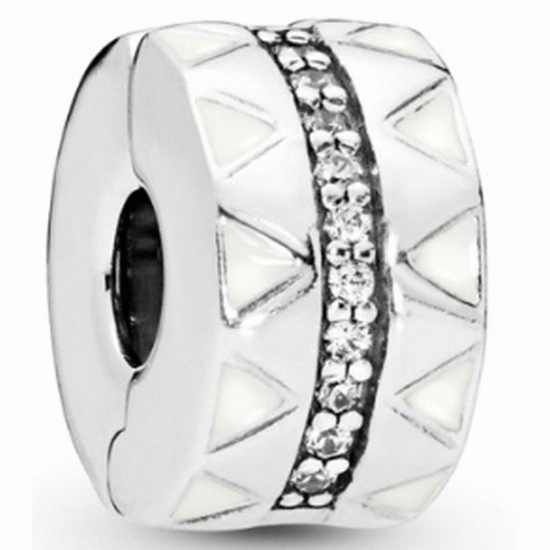 판도라 Sparkling Jagged Lines Clip 798067CZ - 에누리 가격비교