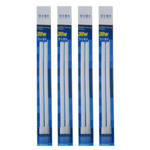 우리조명 장수램프 FPL 형광등 주광색 36W [4개] : 에누리 가격비교