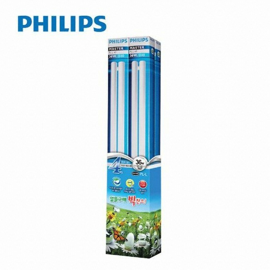 필립스 마스터 FPL 형광등 백색 36W [4개] - 에누리 가격비교