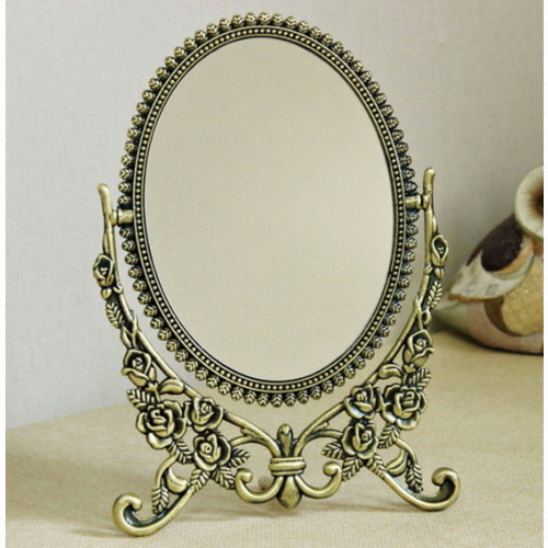 1300K khhl124 스마일 장미삼각 양면탁상거울 대 신주 -키다리 - 에누리 가격비교