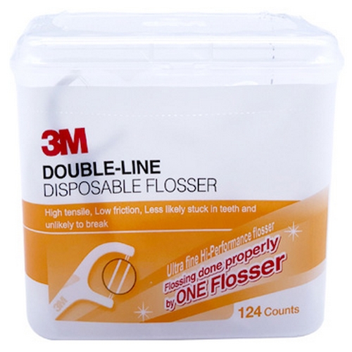 3M 더블라인 치실 124개 [1팩] - 에누리 가격비교