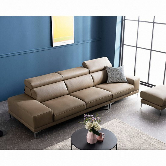 자코모 플렉스 기능성 이태리 천연가죽 소파 4인용 [스툴포함] - 에누리 가격비교