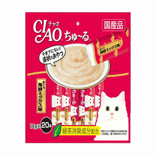 이나바 챠오츄르 참치&해물믹스 SC-127 280g (14g x 20p) [2개] - 에누리 가격비교