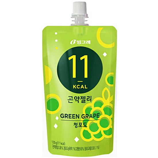 빙그레 곤약젤리 청포도 130g [15개] - 에누리 가격비교