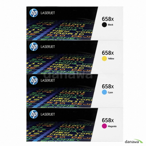 HP 정품 658X (W2000X, W2001X, W2002X, W2003X) 4색 세트 - 에누리 가격비교