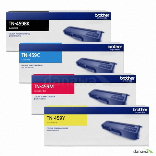 Brother 정품 TN-459BK, TN-459C, TN-459M, TN-459Y 4색 세트 - 에누리 가격비교